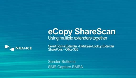 eCopy ShareScan - Linking multiple extenders together