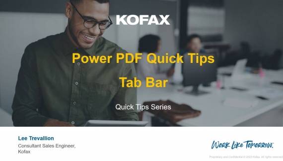 Power PDF Tab Bar - Quick Tips